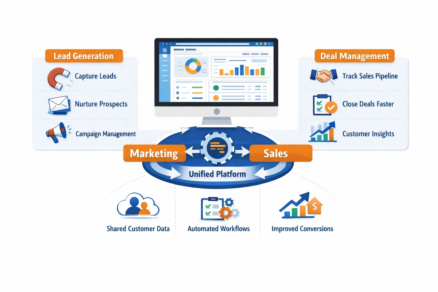 Sales and Marketing CRM with CRM Integration | Zoho CRM Experts